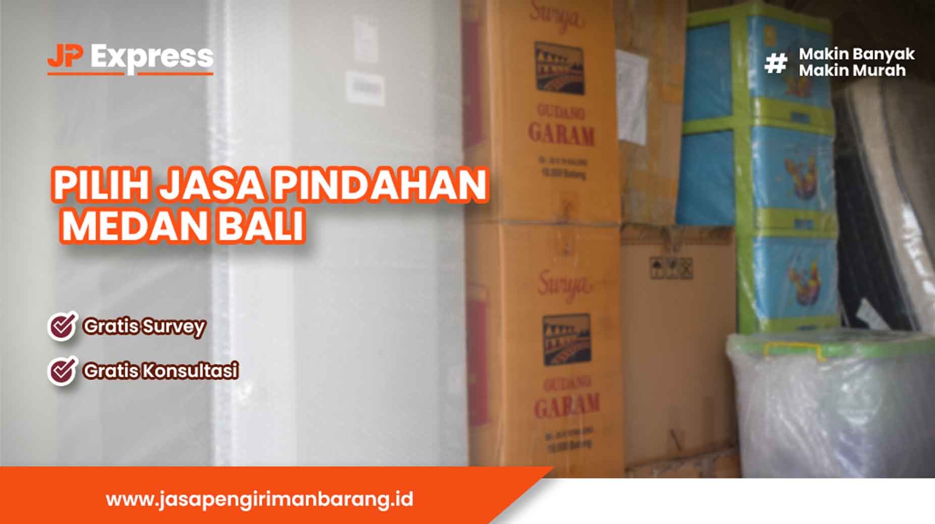 Jasa Pindahan Medan Bali - JP Express